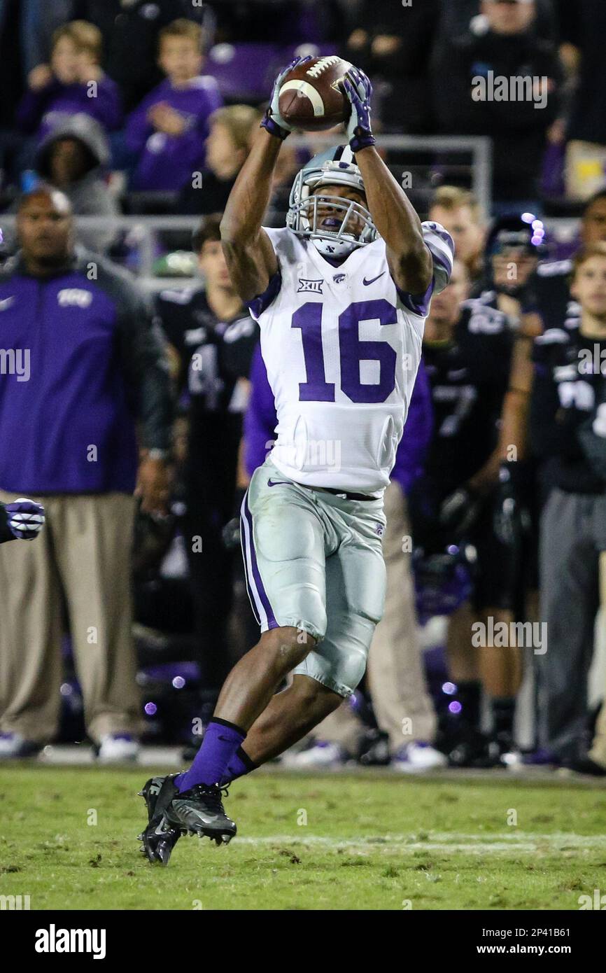 08 NOV 2014: Kansas State Wildcats wide receiver Tyler Lockett (16 ...