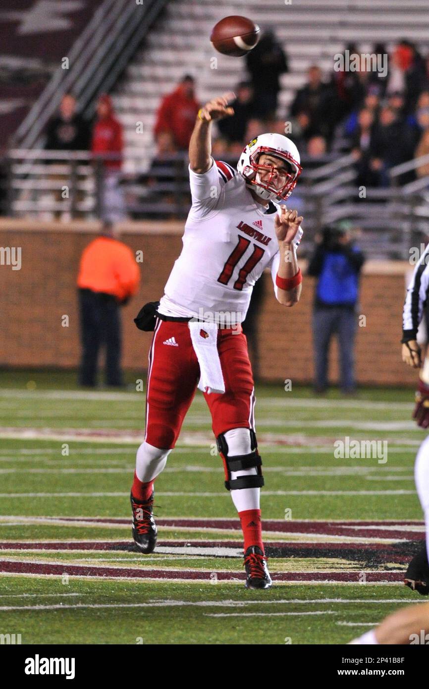 08 November 2014: Louisville Cardinals quarterback Will Gardner #11 ...