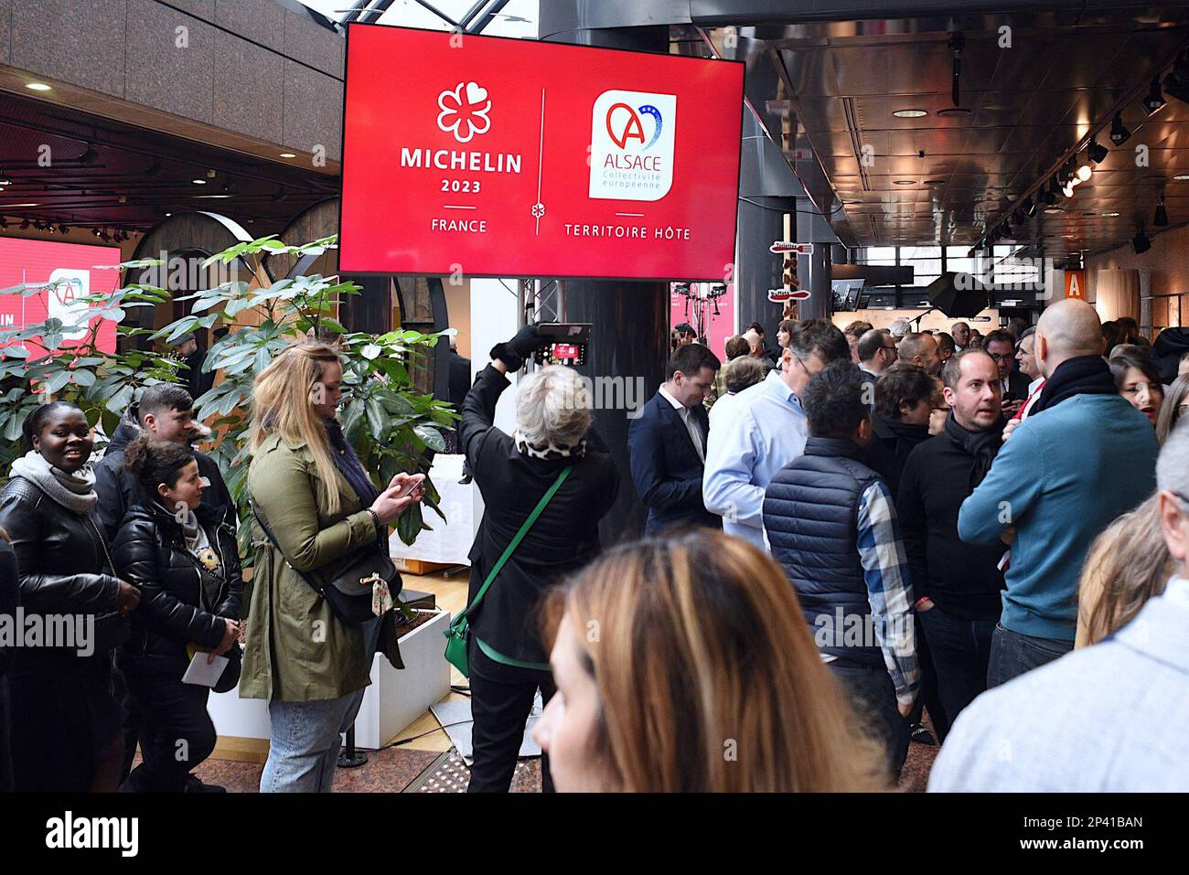 Strasbourg, France. 05th Mar, 2023. Start of the Michelin Guide Stars ...