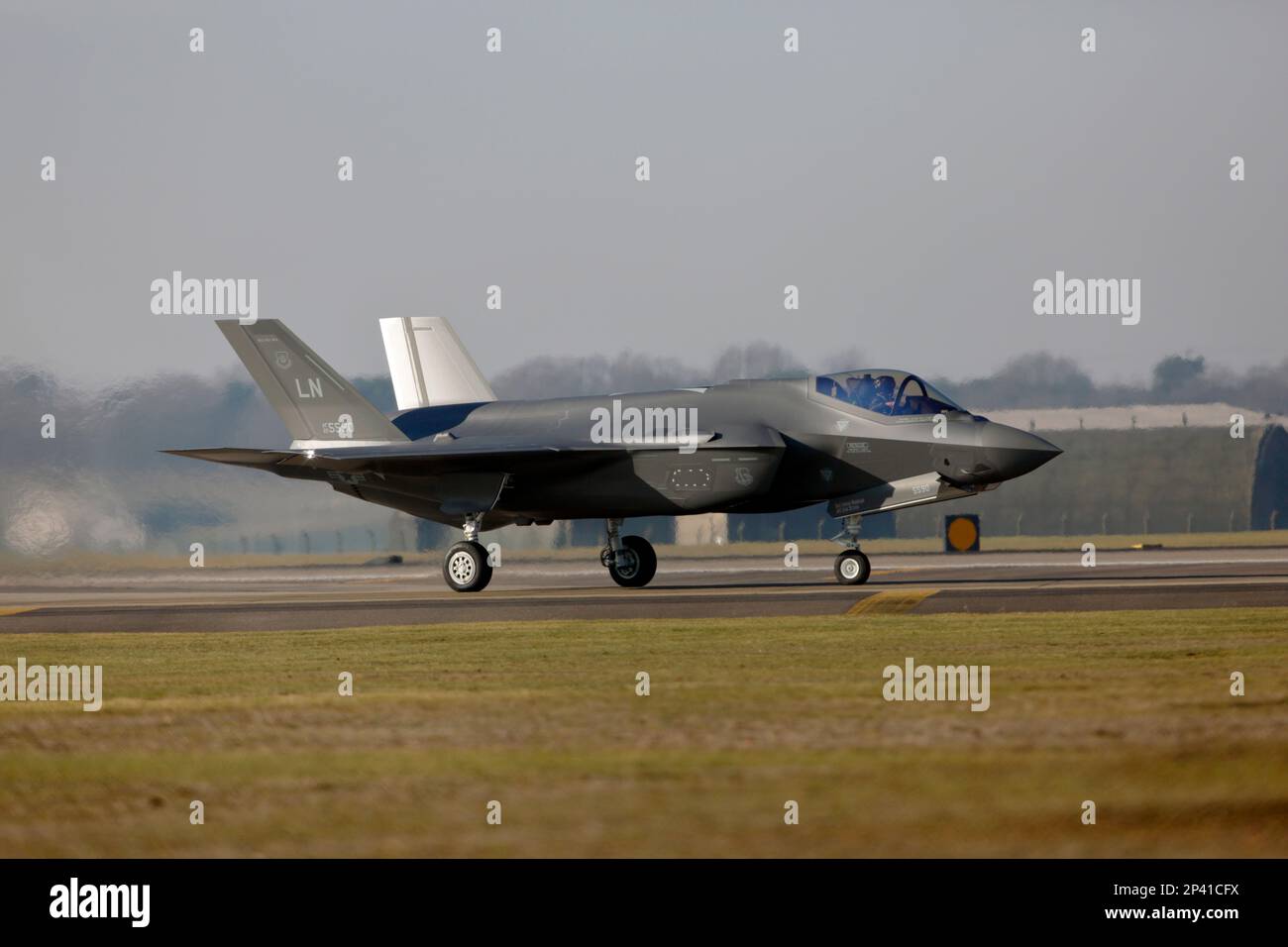 Lockheed Martin F-35A Lightning II taxiing at RAF Lakenheath Stock ...