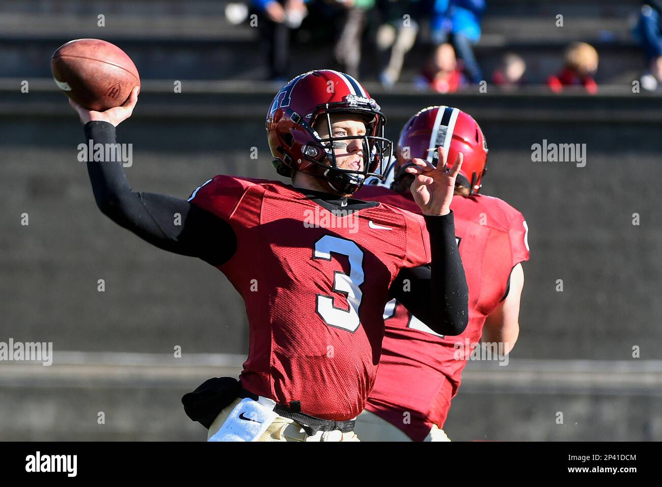 November 8, 2014 - Foxborough, Massachusetts, U.S. - Harvard Crimson ...