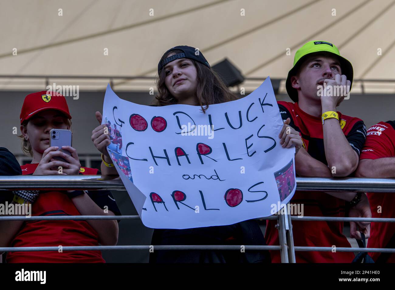 Sakhir - 05-03-2023, Bahrain, Fans at the Formula 1 Bahrain Grand Prix ...