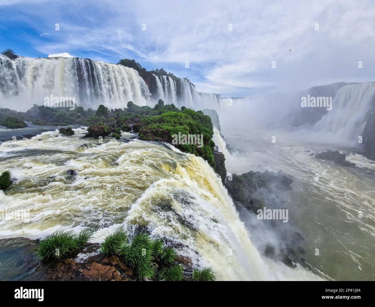Devil's Throat at Iguazu Falls, one of the world's great natural ...