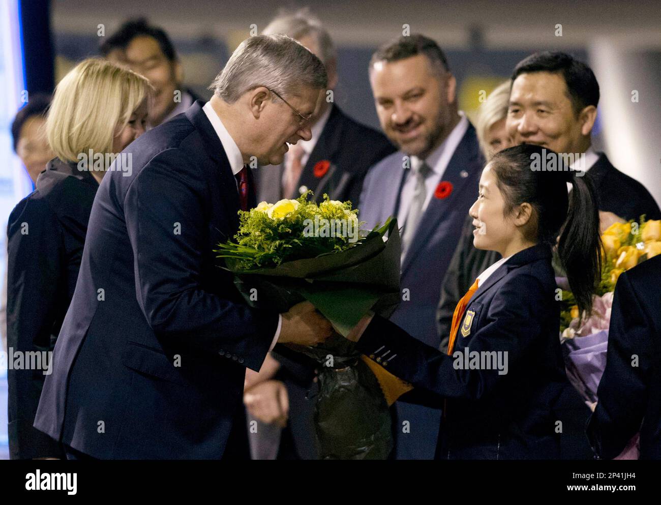 Canadian Prime Minister Stephen Harper and his wife Laureen are ...