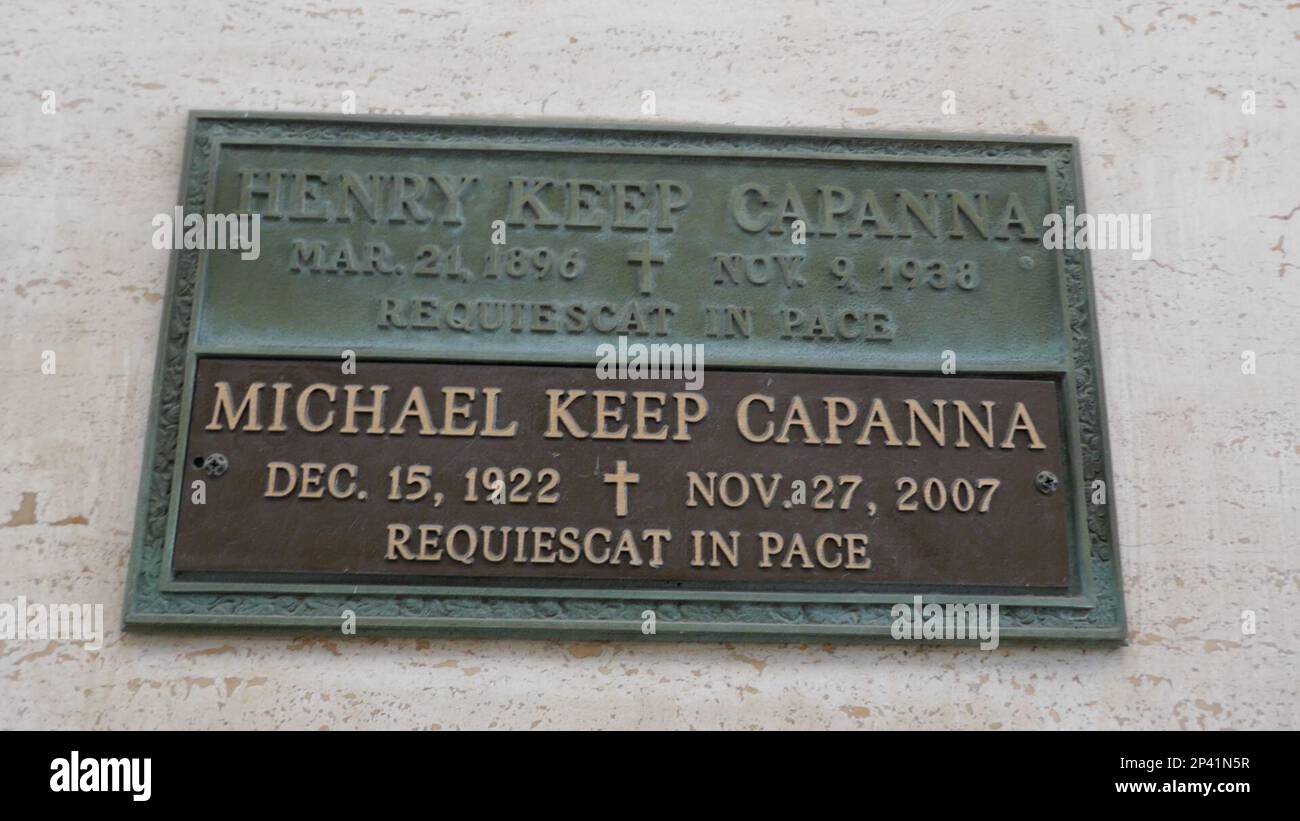 Long Beach, California, USA 2nd March 2023 Actor Michael Keep's Grave ...