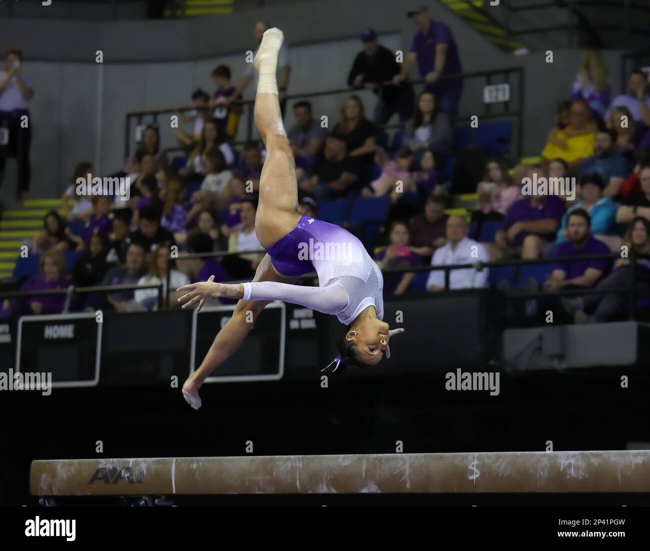 Baton Rouge, LA, USA. 3rd Mar, 2023. LSU's Haleigh Bryant competes on ...