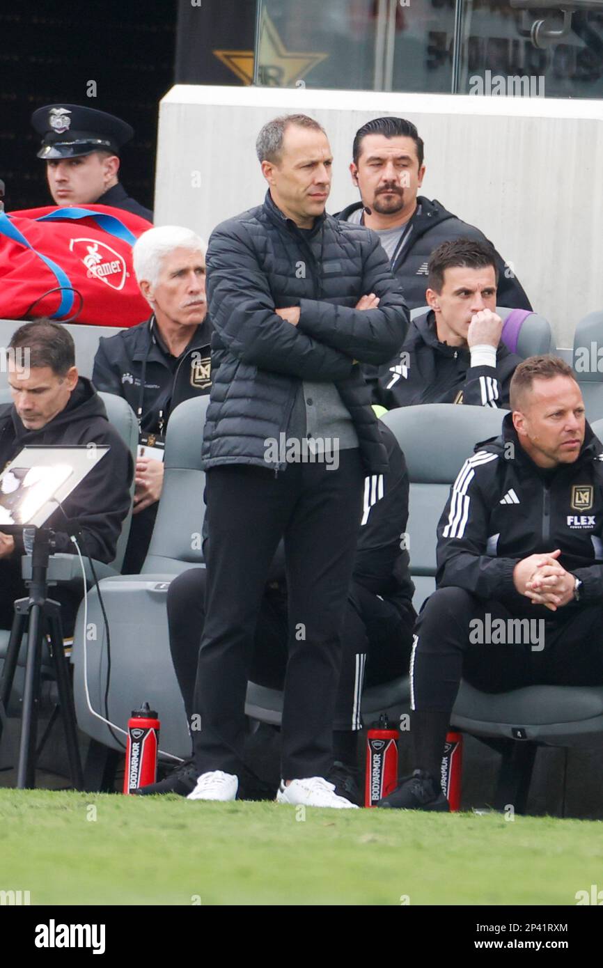 Los Angeles, United States. 04th Mar, 2023. Los Angeles FC head coach ...