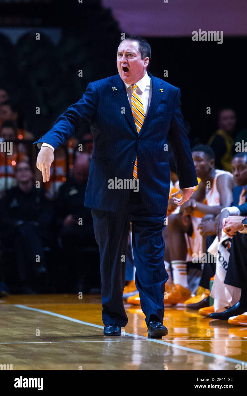 November 3, 2014:head coach Donnie Tyndall of the Tennessee Volunteers ...