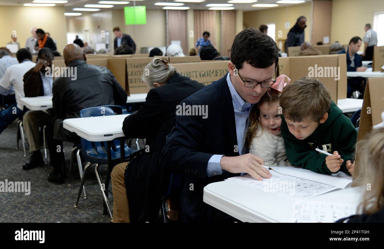 Attorney general candidate Rep. Joe Hubbard, D-Montgomery, fills out ...