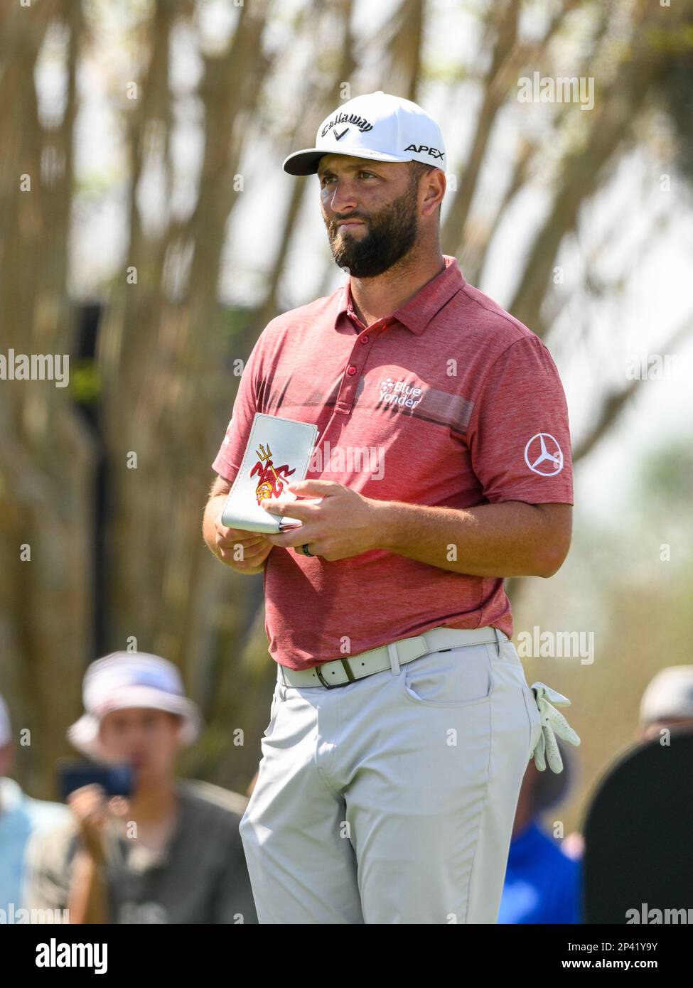 March 5, 2023: Jon Rahm of Spain on #10 tee during final round of the ...