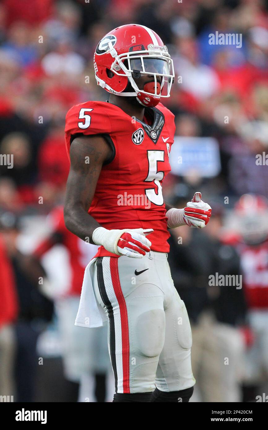 01 November 2014: Georgia Bulldogs cornerback Damian Swann (5) during ...
