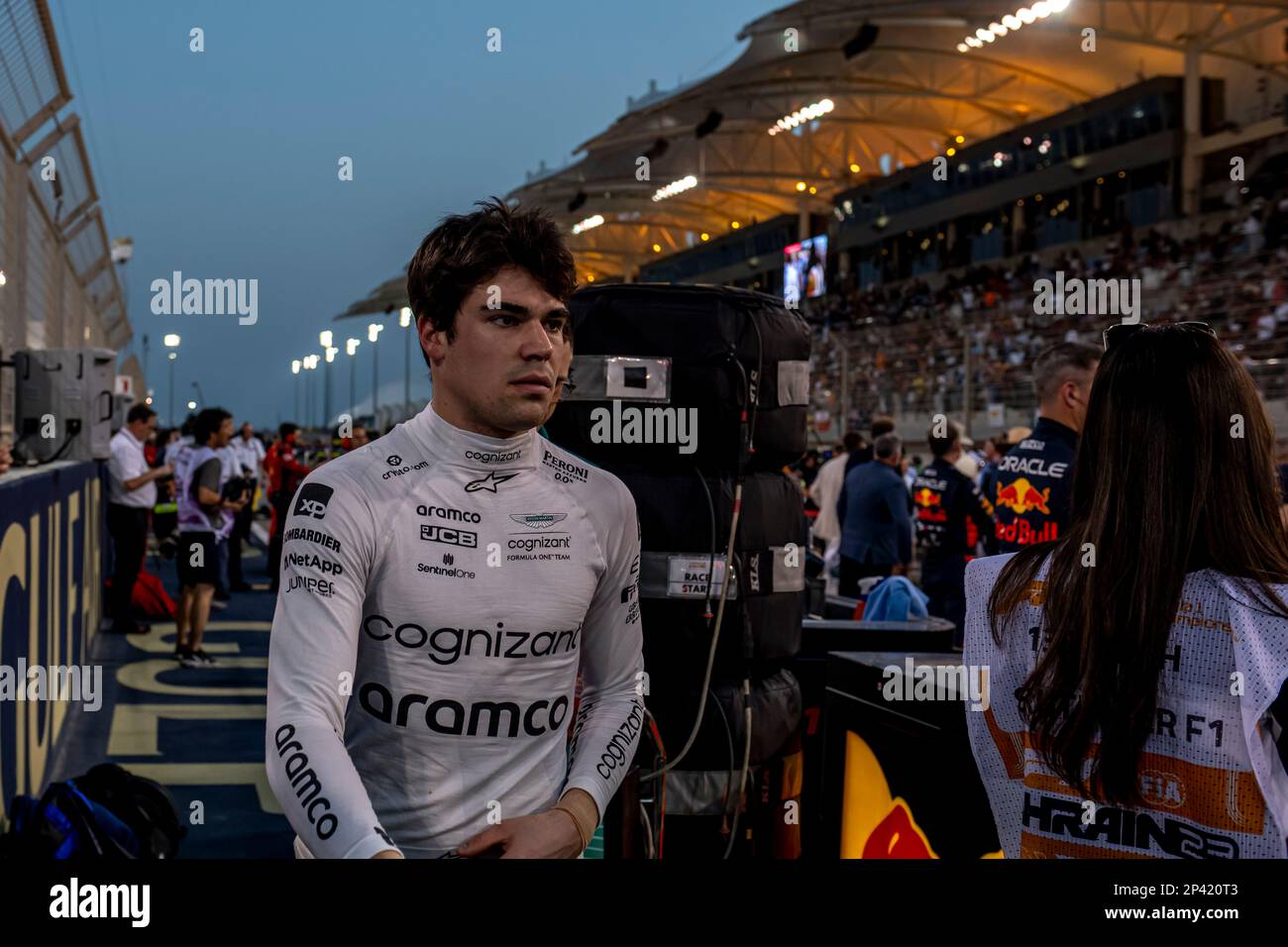 Sakhir, Bahrain, March 05, Lance Stroll, from Canada competes for Aston ...
