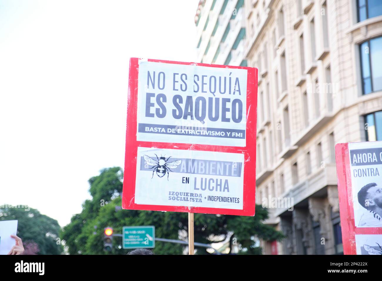 Buenos Aires, Argentina; March 3, 2023: Global Climate Strike. Poster ...