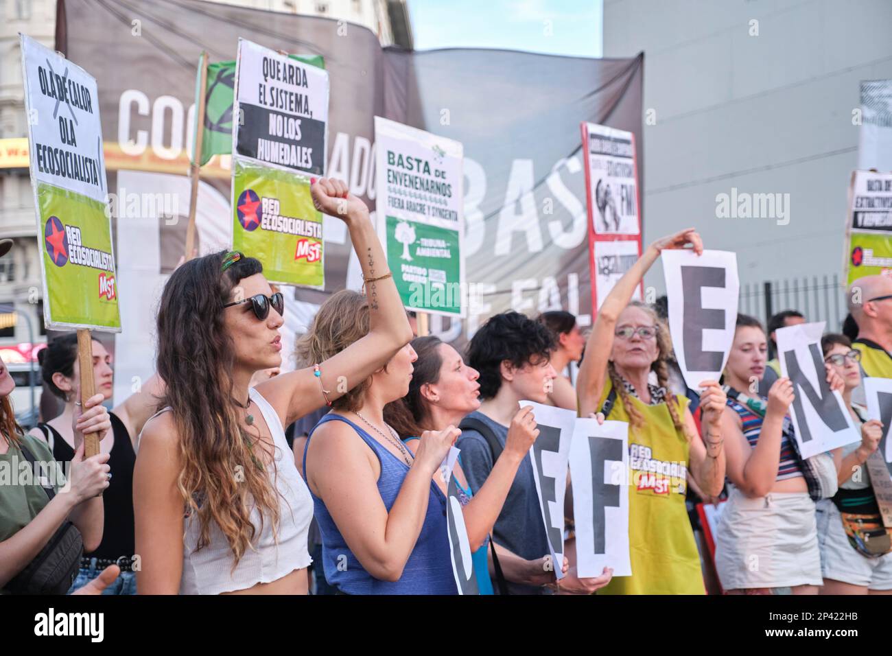 Climate change slogans hi-res stock photography and images - Alamy