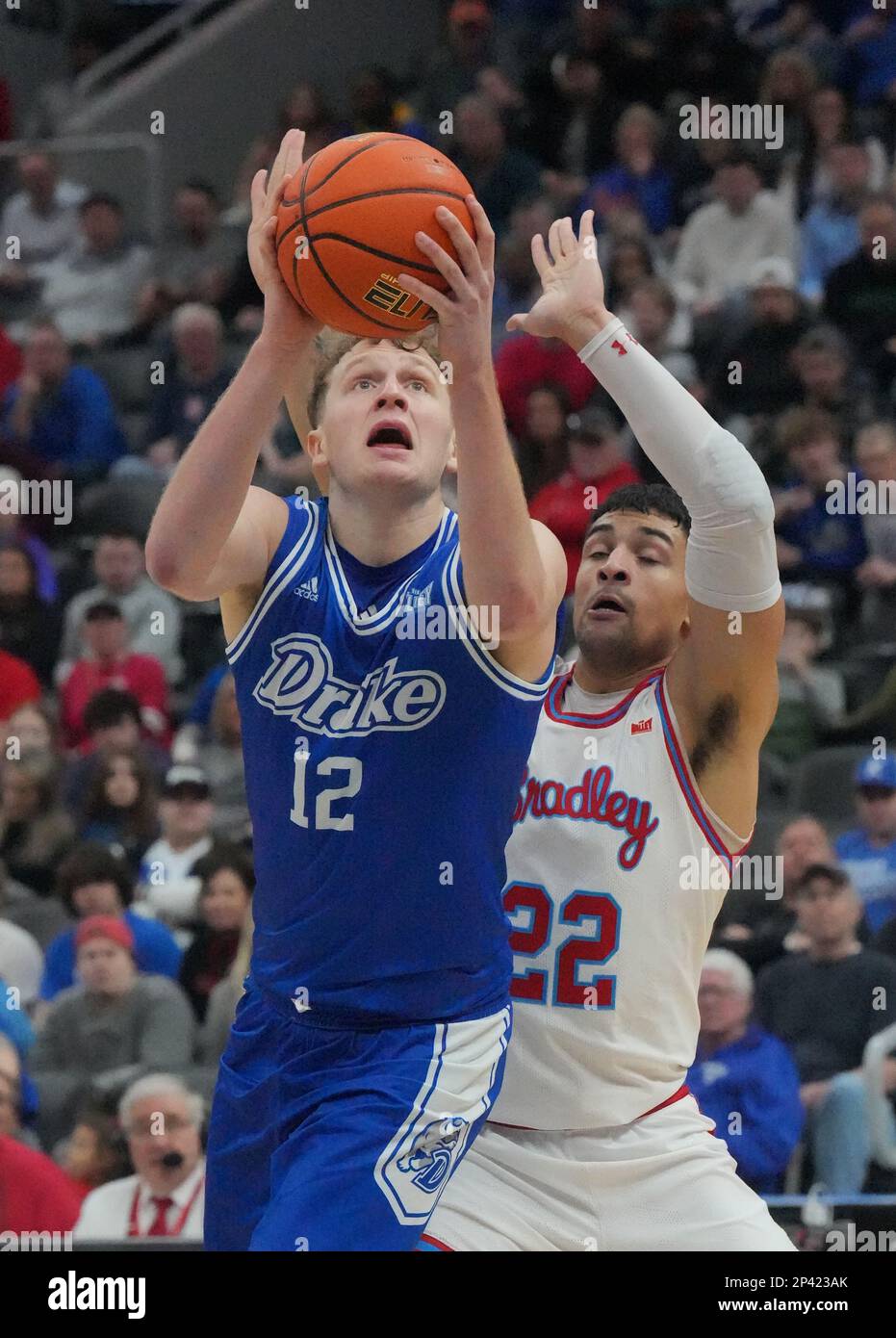 St. Louis, United States. 05th Mar, 2023. Drake Bulldogs Tucker DeVries ...