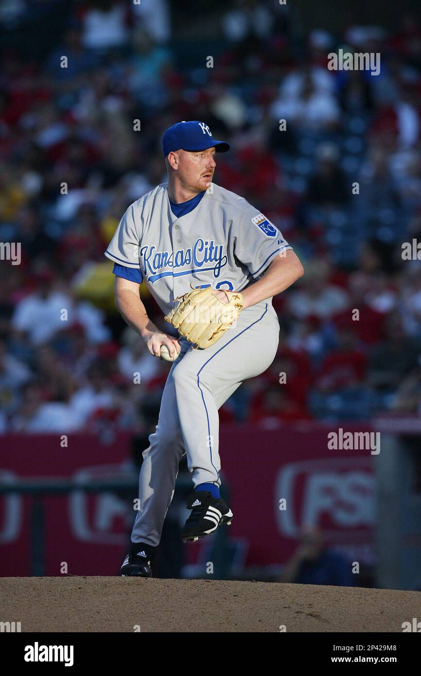 John Thomson of the Kansas City Royals during a game against the Los ...