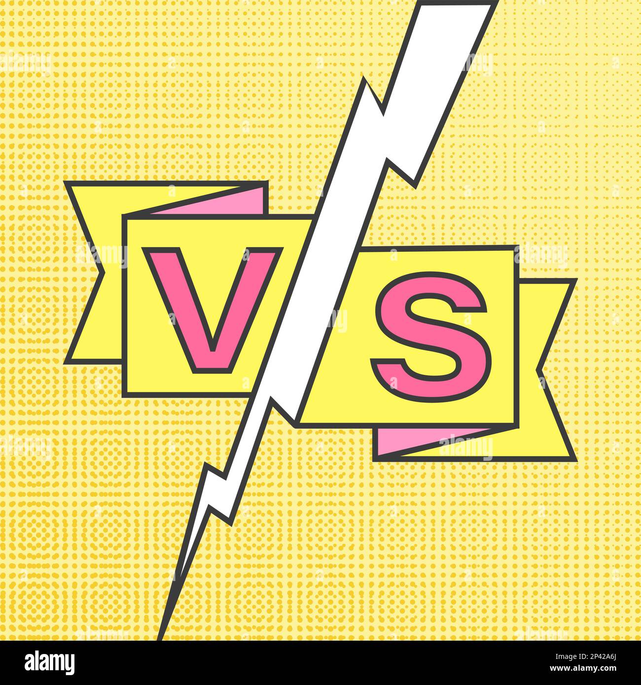 VS challenge, versus battle and fight between teams vector illustration ...