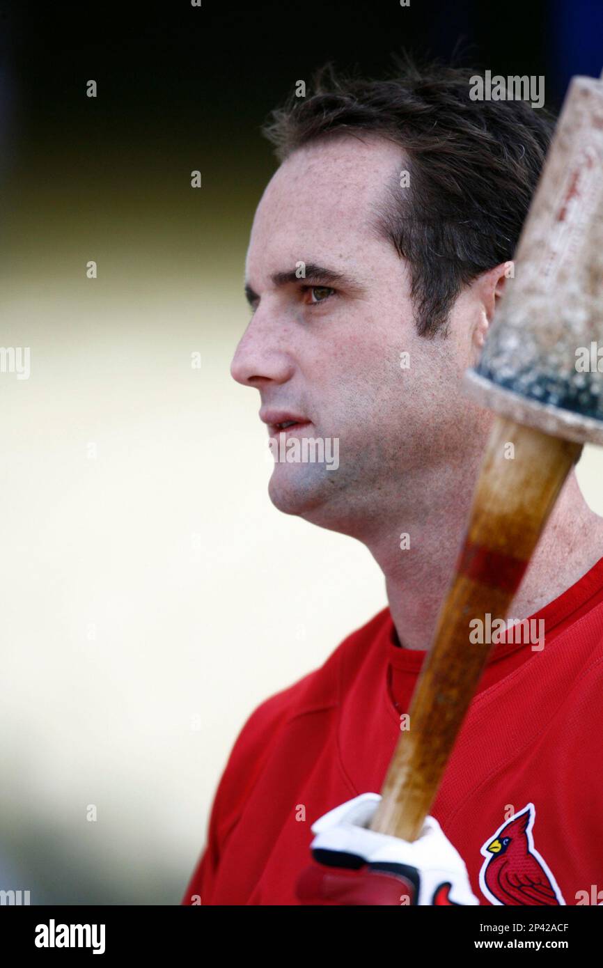 Adam Kennedy of the St. Louis Cardinals during batting practice before ...