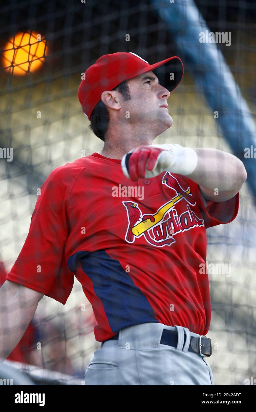 Adam Kennedy of the St. Louis Cardinals during batting practice before ...