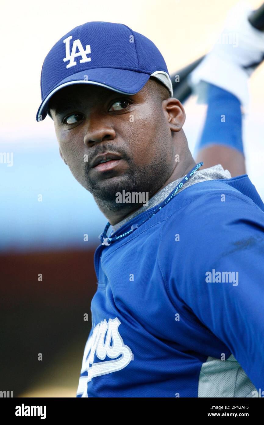 Wilson Betemit of the Los Angeles Dodgers during batting practice ...