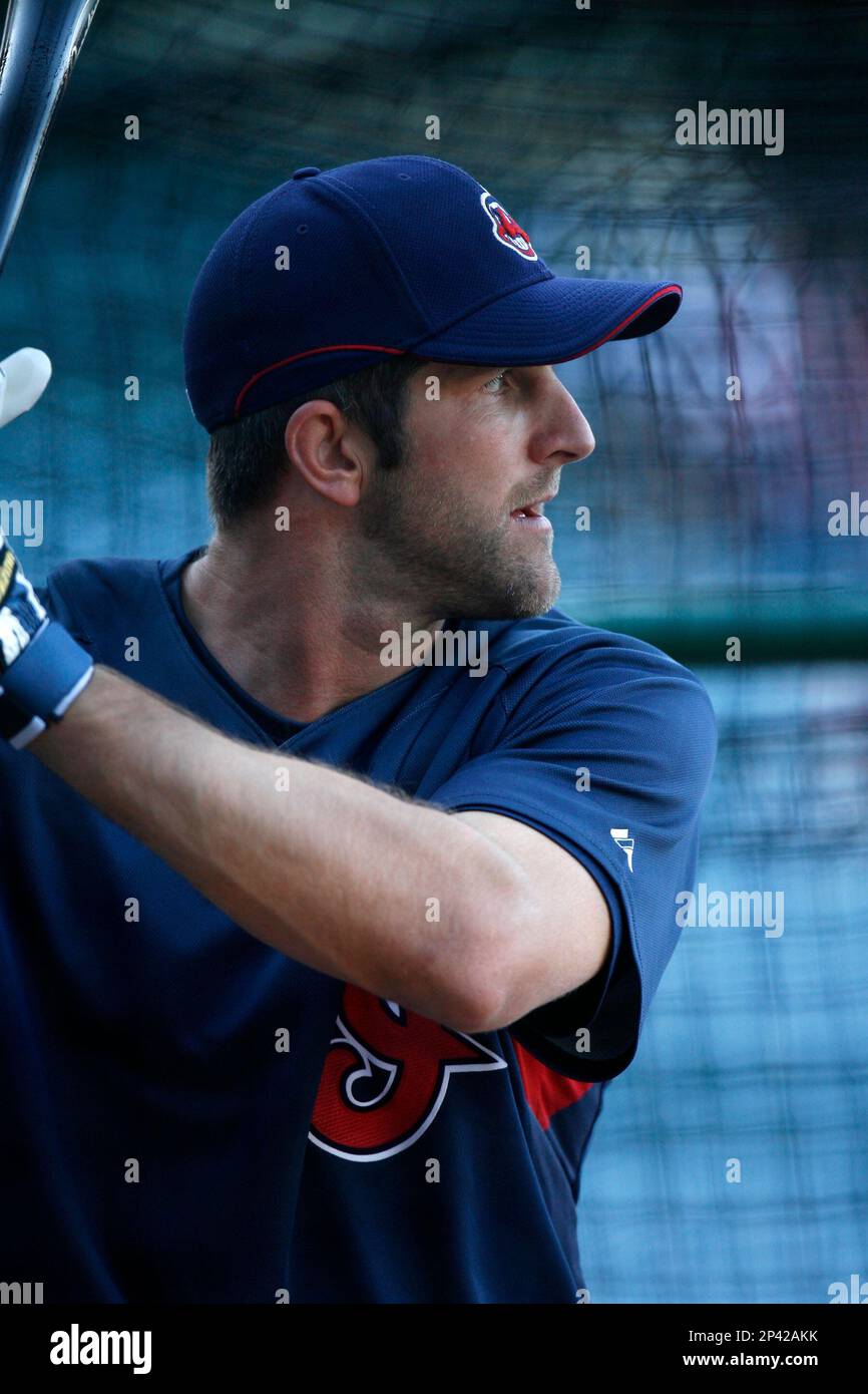 Casey Blake of the Cleveland Indians during batting practice before a ...