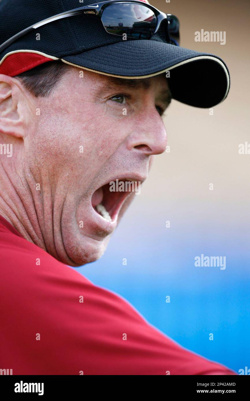 Arizona Diamondbacks Manager Bob Melvin during batting practice before ...