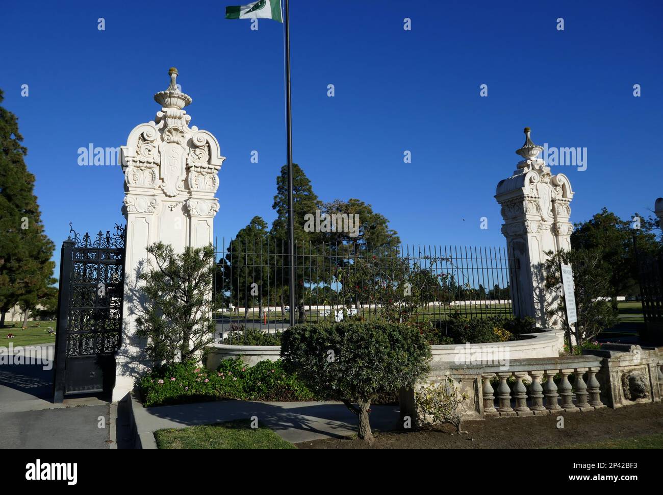 Long Beach, California, USA 2nd March 2023 Forest Lawn Long Beach ...