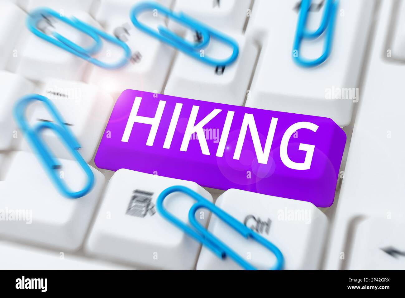 Writing displaying text Hiking. Word Written on walk for long distance ...