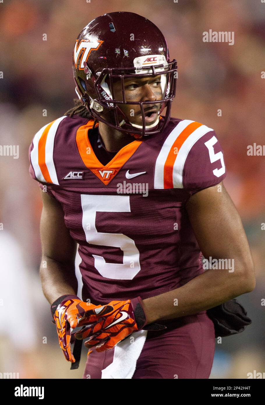 October 23 2014: Virginia Tech Hokies wide receiver Joshua Stanford (5 ...