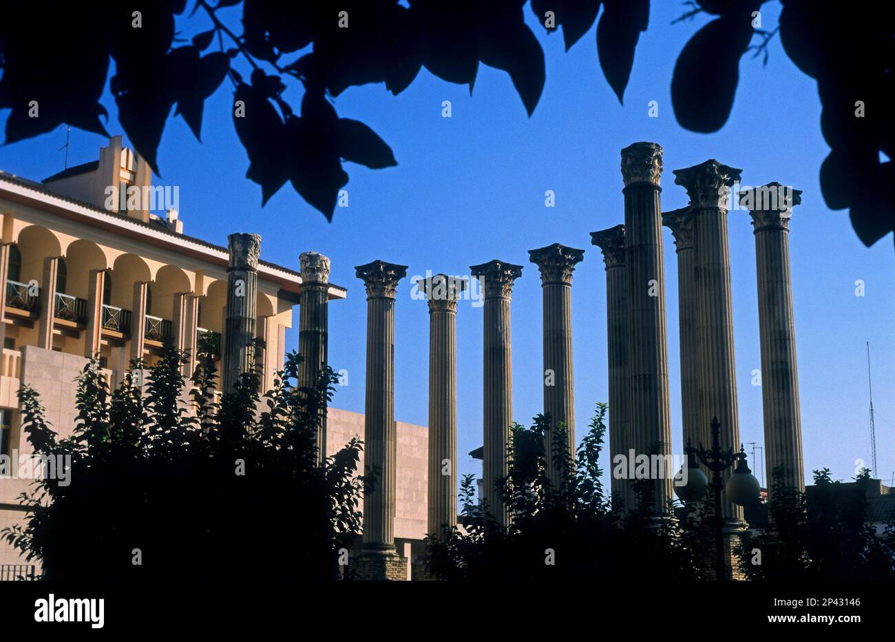 Córdoba.Andalusia. Spain: Roman temple, in Capitulares street at ...