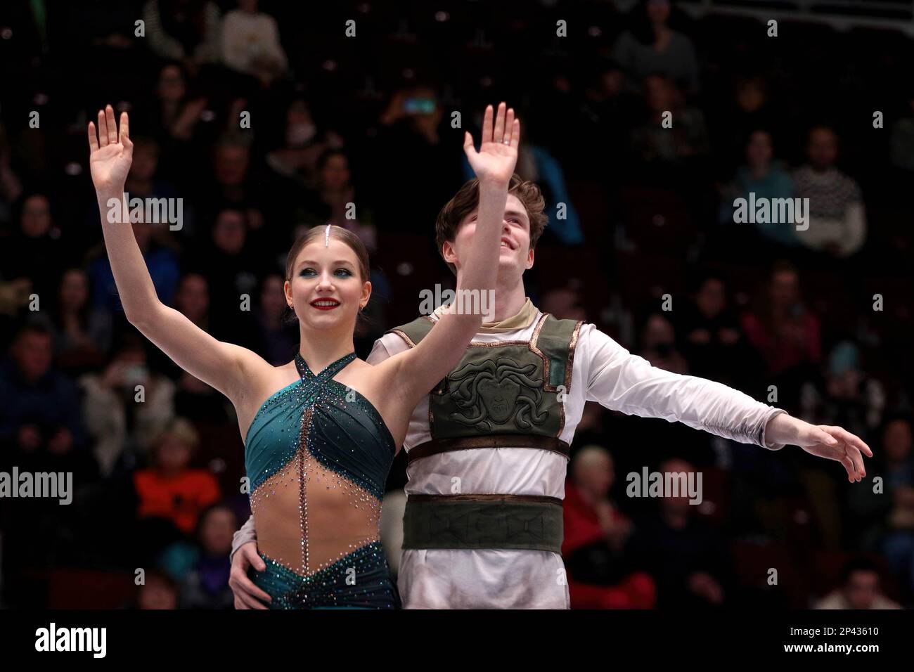 Saint Petersburg, Russia. 05th Mar, 2023. Vasilisa Kaganovskaya and ...