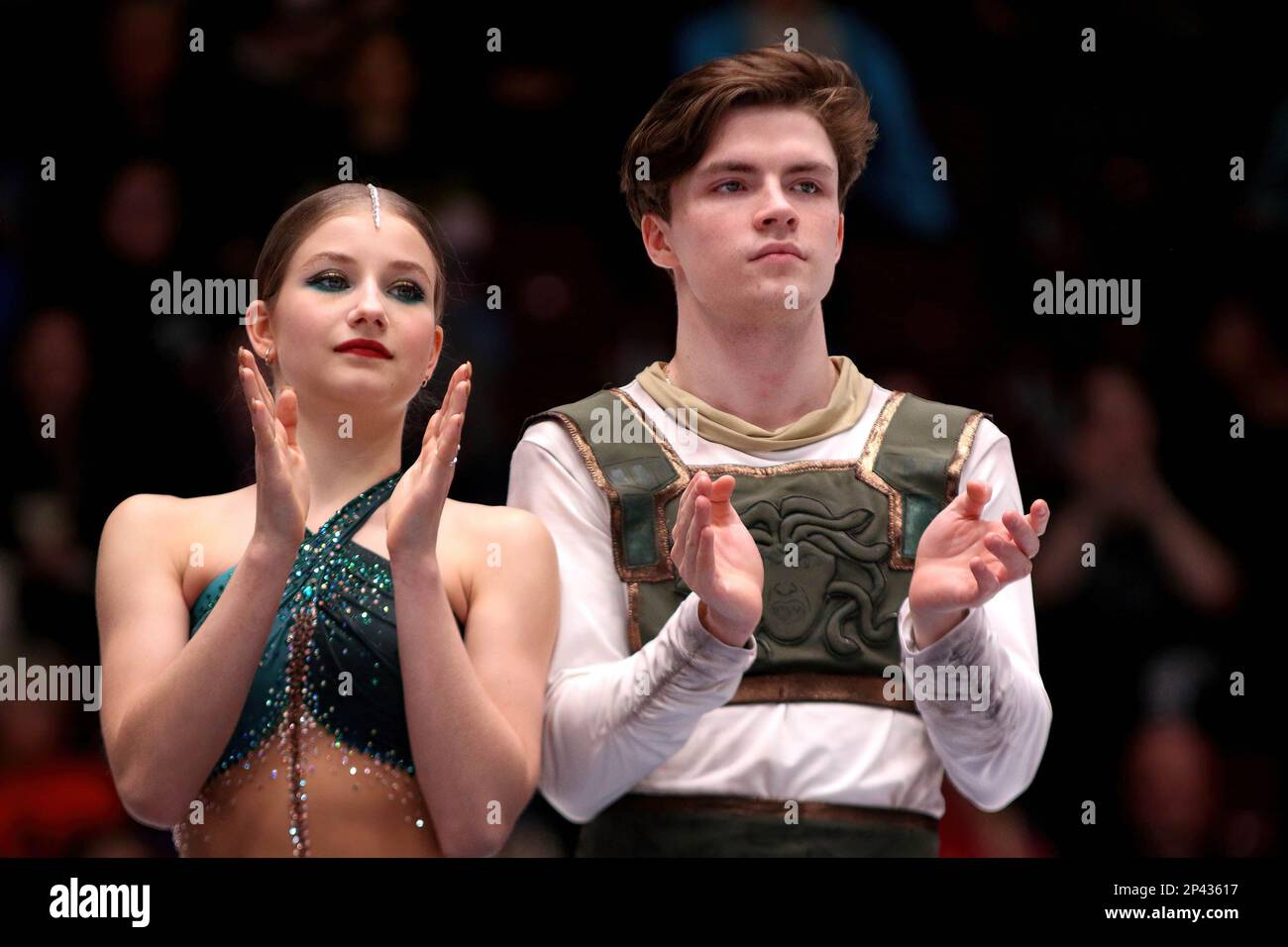 Saint Petersburg, Russia. 05th Mar, 2023. Vasilisa Kaganovskaya and ...