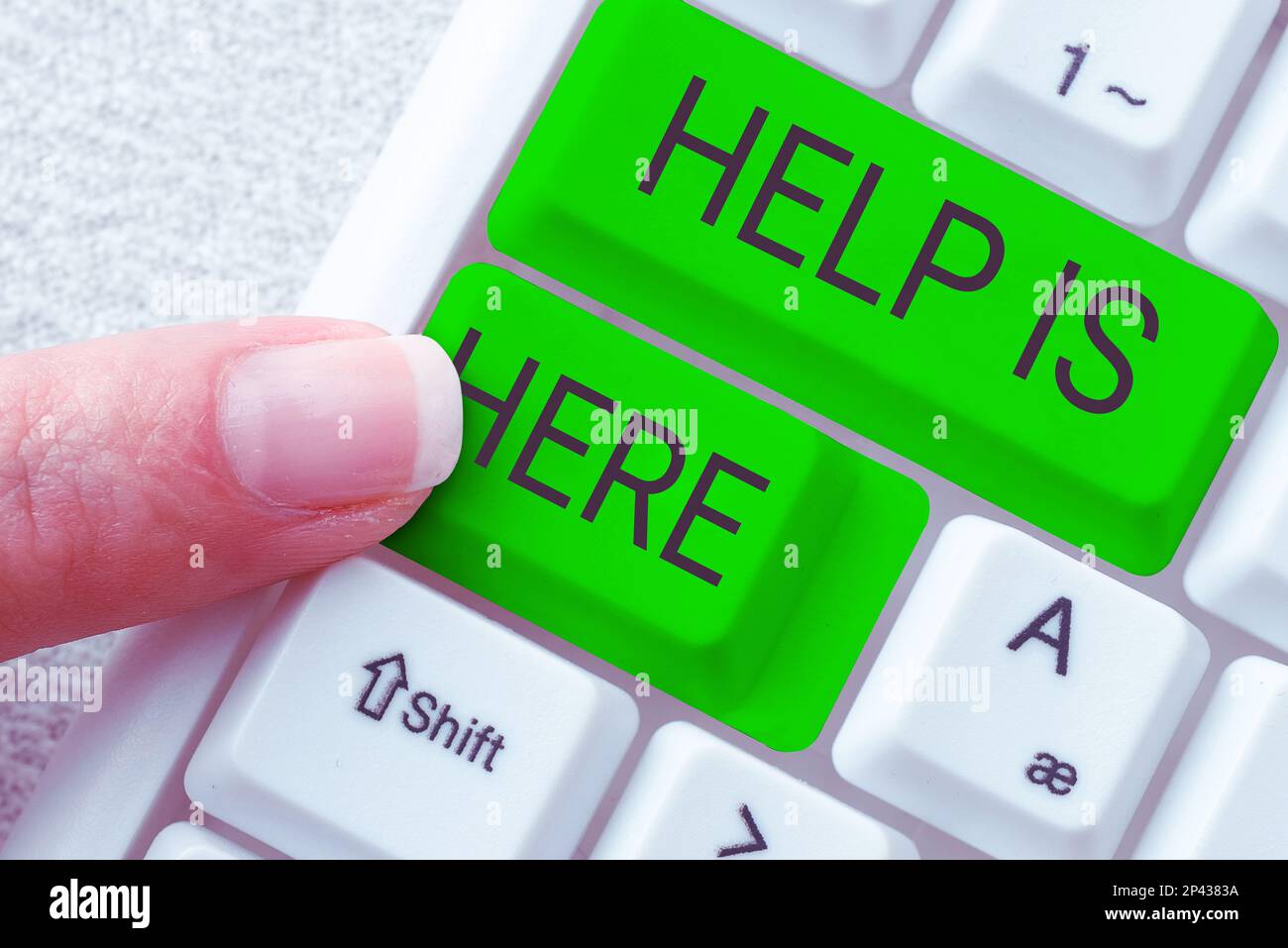 Inspiration showing sign Help Is Here. Word for The action of helping ...