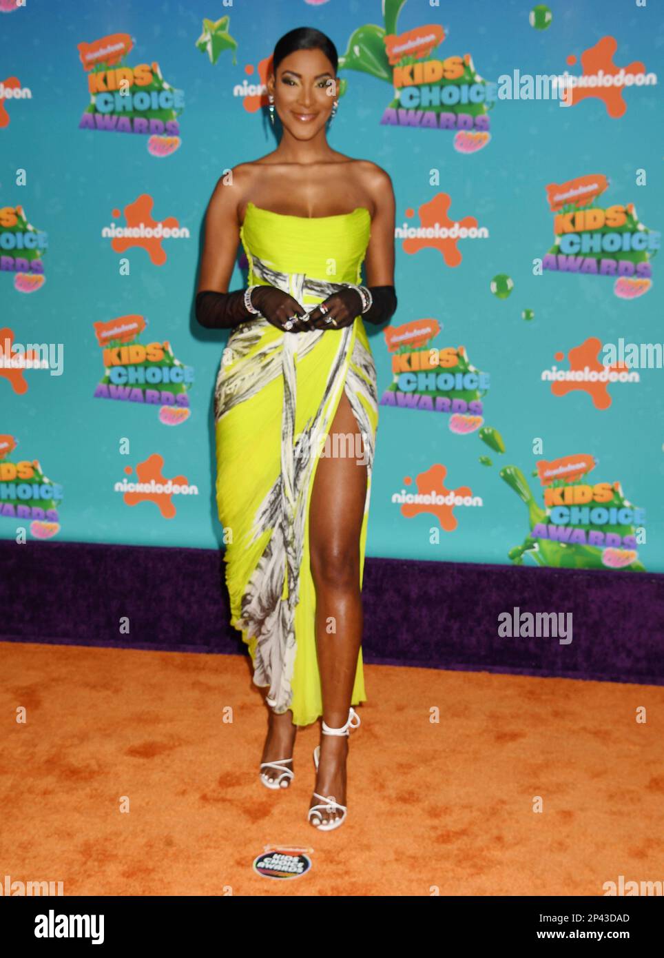 LOS ANGELES, CALIFORNIA - MARCH 04: Zeta Morrison attends Nickelodeon's ...