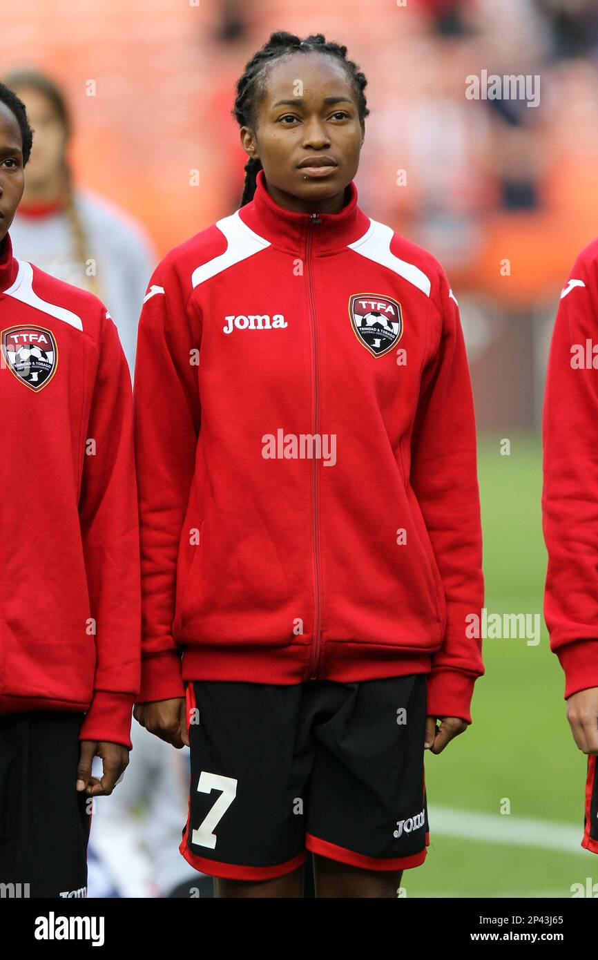 20 October 2014: Dernelle Mascall (TRI). The Trinidad & Tobago Women's ...