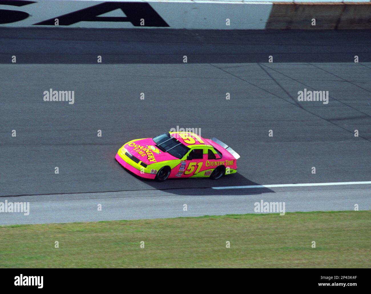 NASCAR FILE: Neil Bonnett in the #51 Country Time Lemonade car on ...