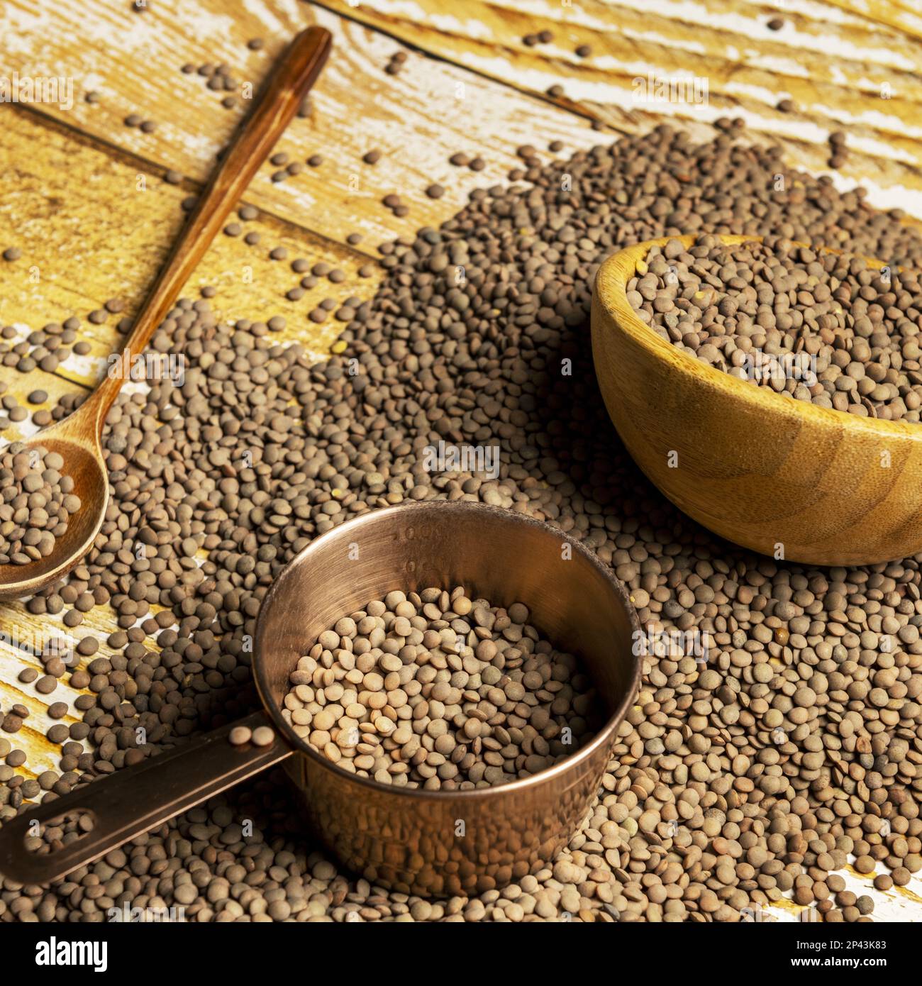 Dry lentils hi-res stock photography and images - Alamy