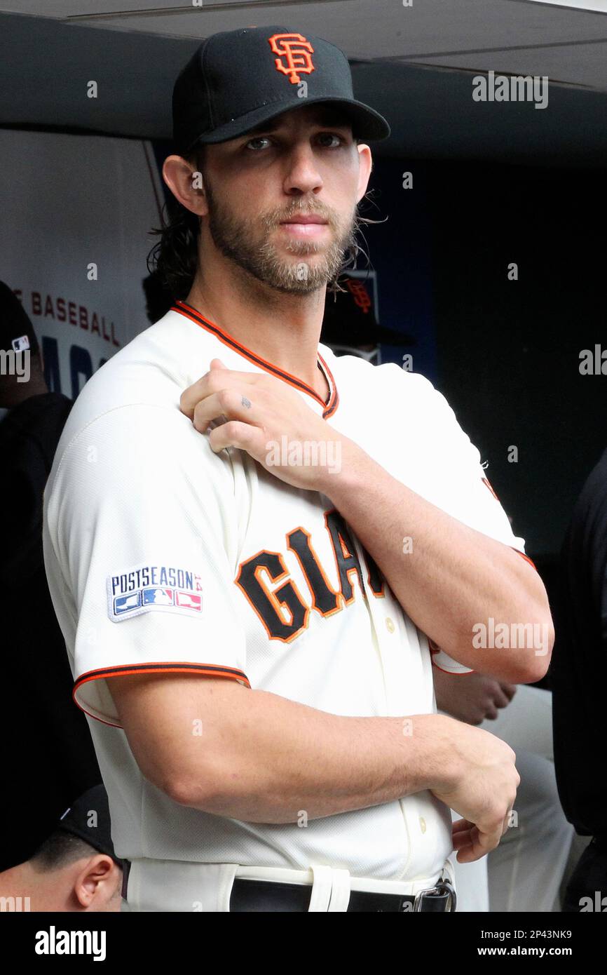 San Francisco Giants starting pitcher Madison Bumgarner (40) during an ...