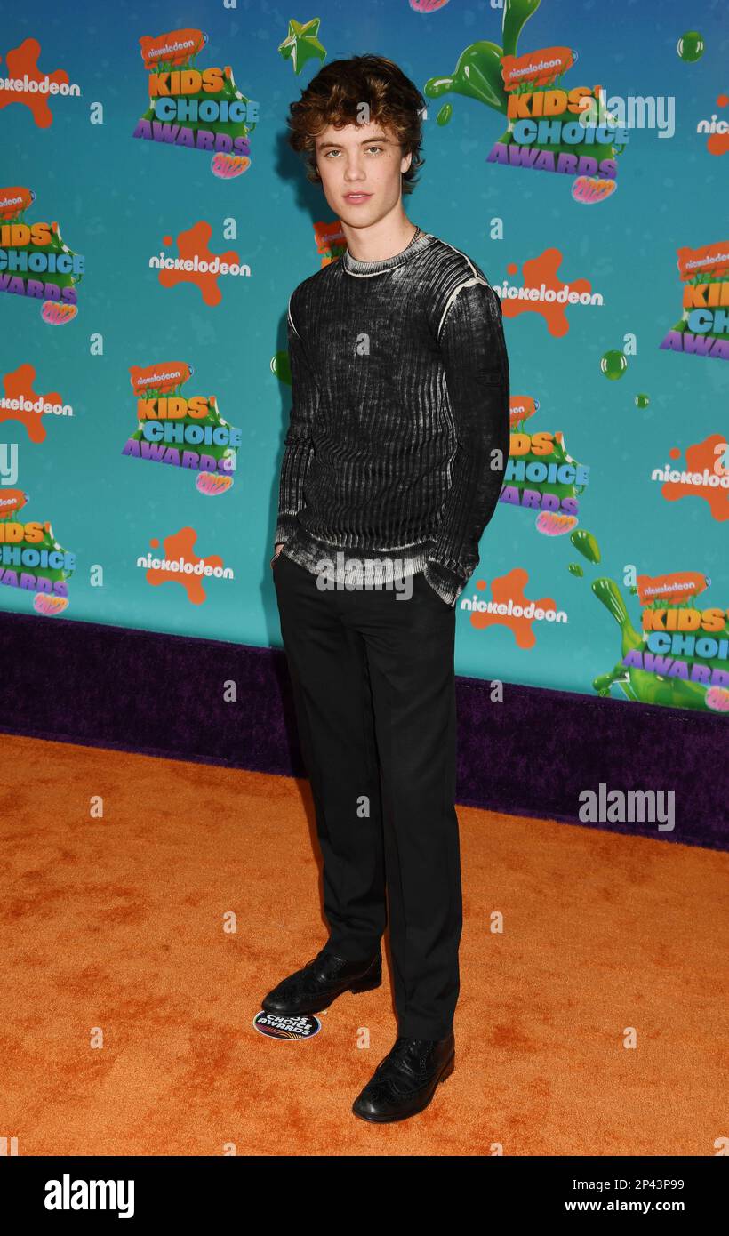 LOS ANGELES, CALIFORNIA - MARCH 04: Conor Sherry attends Nickelodeon's 2023 Kids' Choice Awards ...