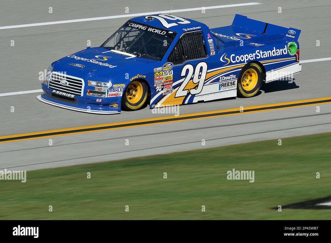OCTOBER 18: Ryan Blaney (29) during practice for the NASCAR Camping ...