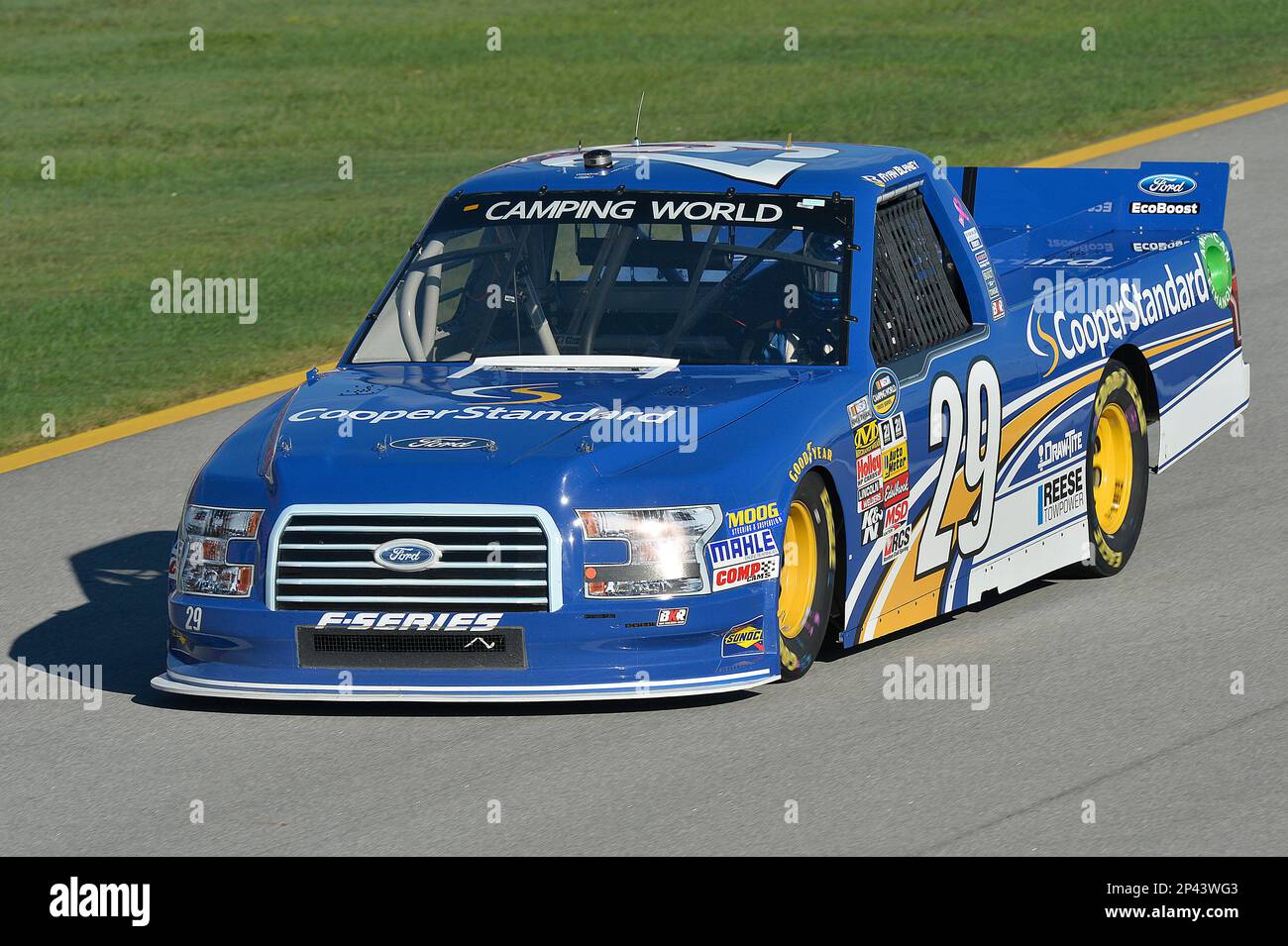 OCTOBER 18: Ryan Blaney (29) during practice for the NASCAR Camping ...