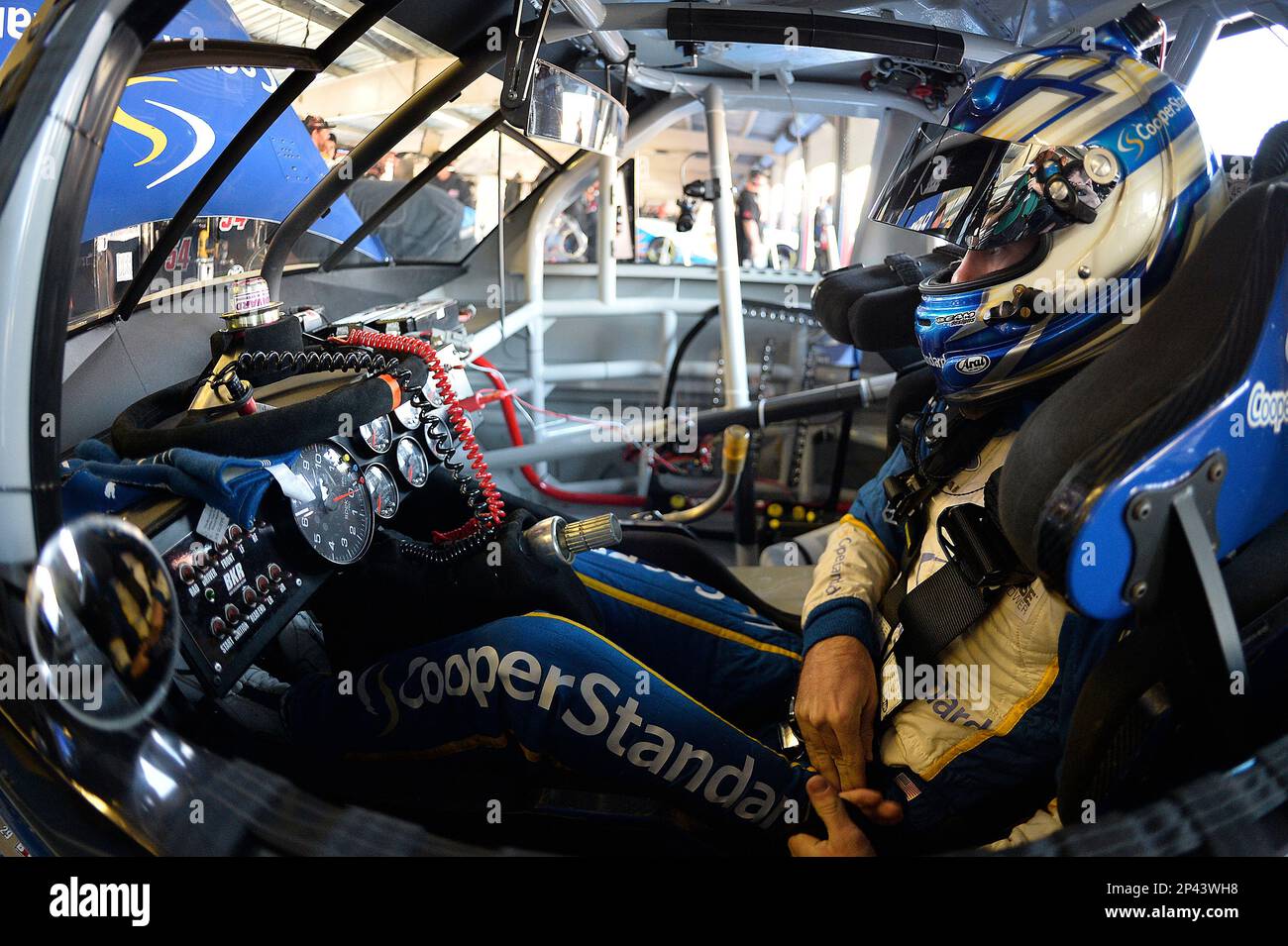 OCTOBER 18: Ryan Blaney (29) during practice for the NASCAR Camping ...