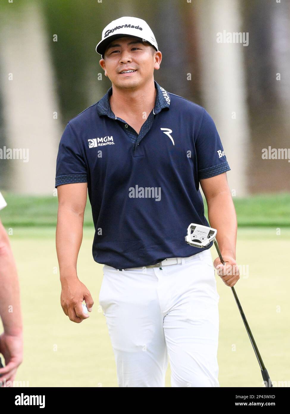 Orlando, FL, USA. 5th Mar, 2023. Kurt Kitayama waits to putt on #18 green during final round of ...