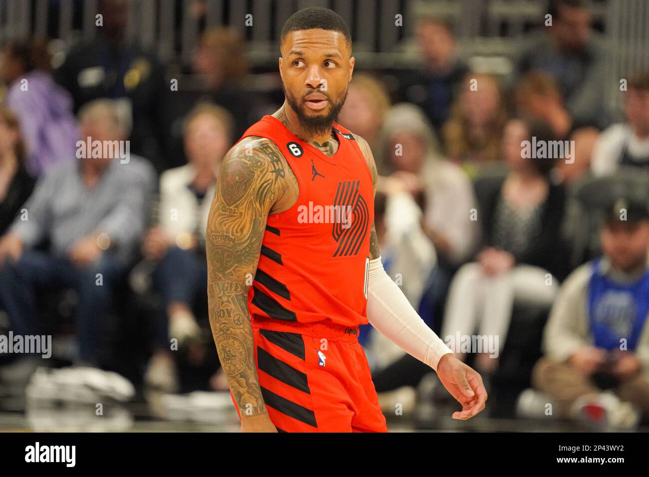 Damian lillard 2023 hi-res stock photography and images - Alamy
