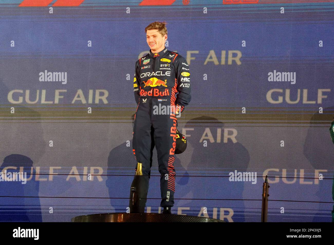 Max Verstappen (NED) Redbull Racing RB19 PODIUM OF THE RACE of FORMULA ...