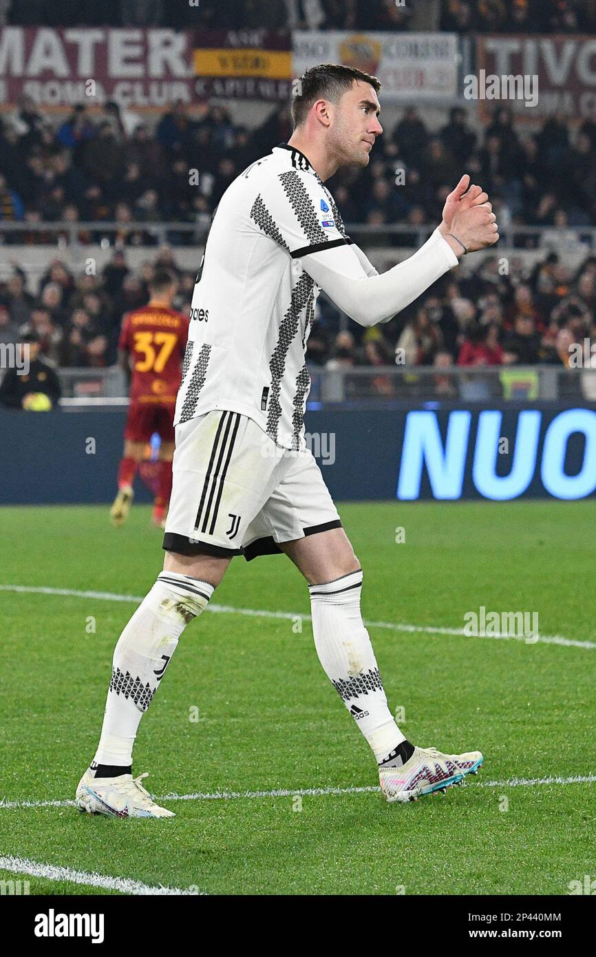 Dusan Vlahovic of FC Juventus During Serie A 2022-2023 Match, Stadio ...