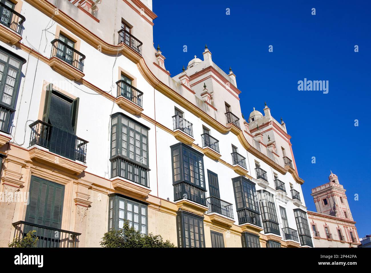 Viewpoint towers of Casa de las cinco torres and Casa de las cuatro ...