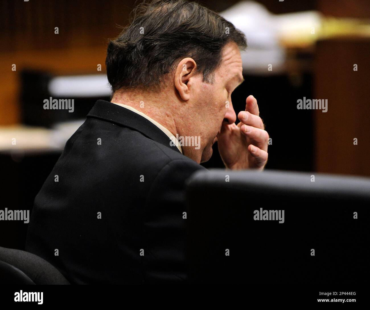 Robert Bashara tears up during day 2 of his murder trial, as the ...