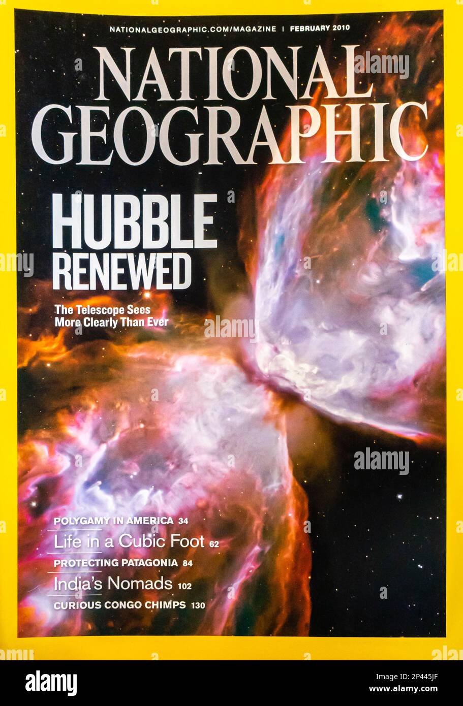 Magazine Cover Hubble Telescope