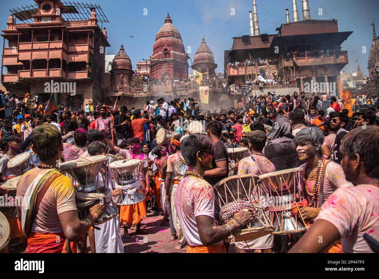 Varanasi, Uttarpradesh, India. 4th Mar, 2023. People of Kashi gather at ...